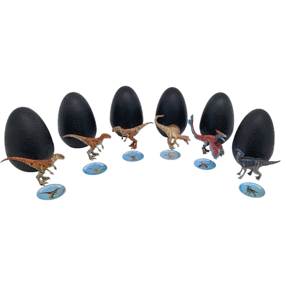 Mattel Toys Jurassic World Captivz Dominion Edition 6pc Pop N Lock